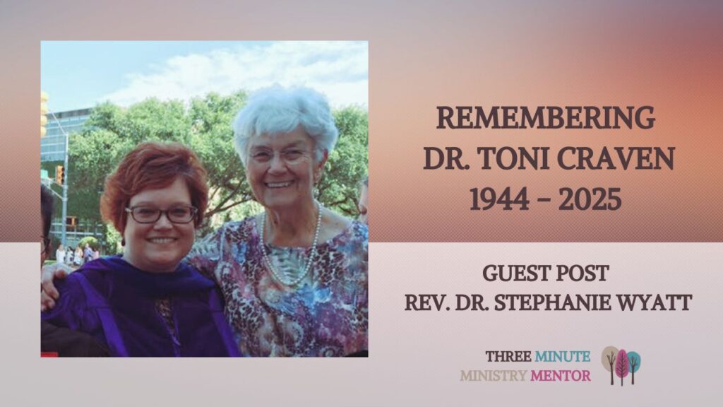 Guest Post | Remembering Dr. Toni Craven - Eileen Campbell-Reed