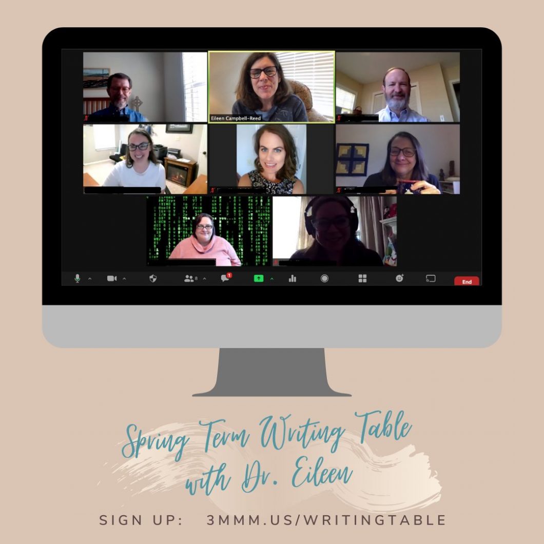 Writing Table and #FreeWrite Fridays - Eileen Campbell-Reed